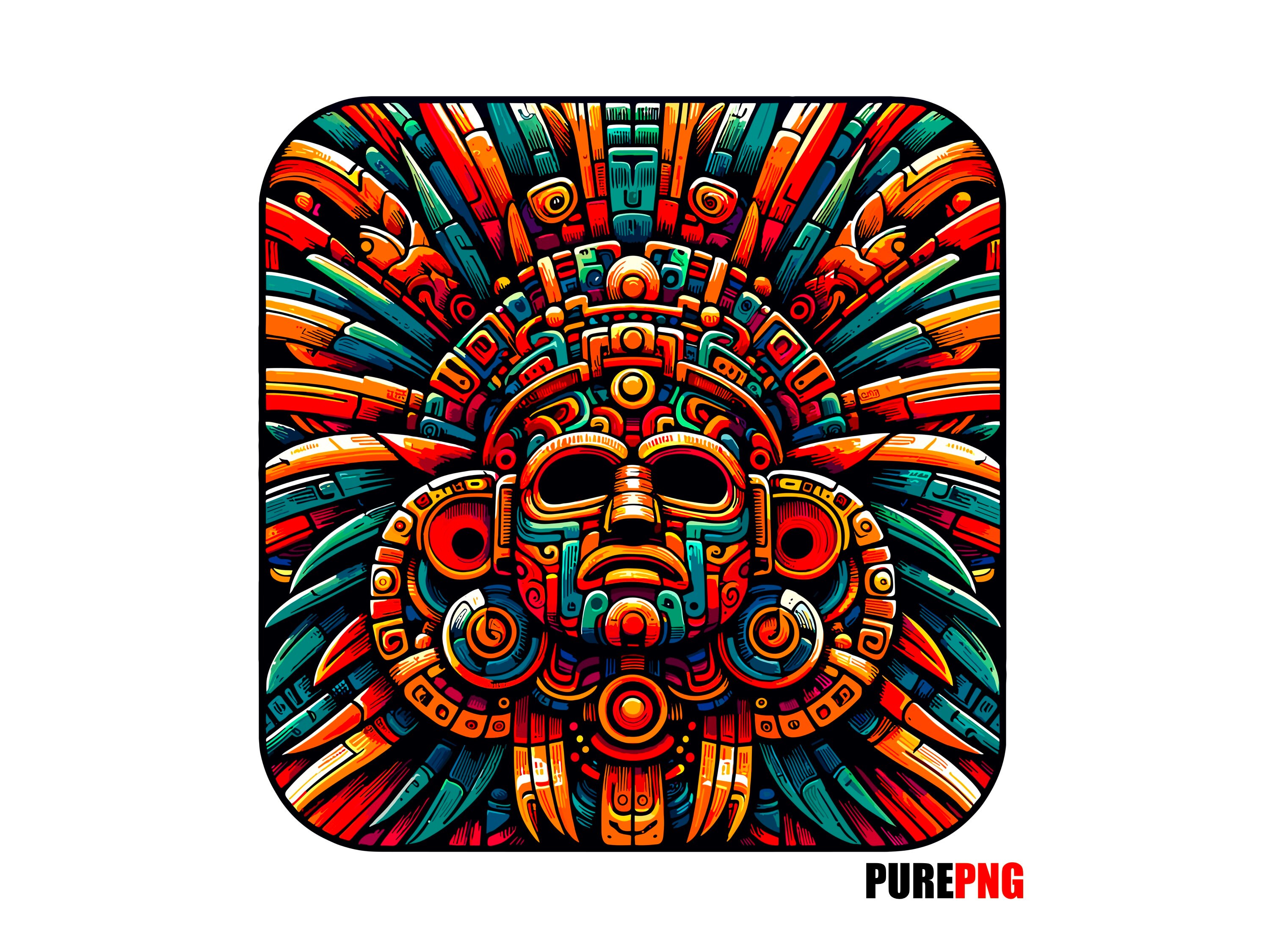 Aztec Png Aztec Maize God Png Aztec Clipart Pattern Design Art for ...