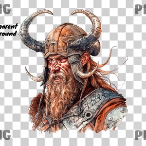 Viking Png Viking Warrior Clipart Horned Viking Transparent Background ...