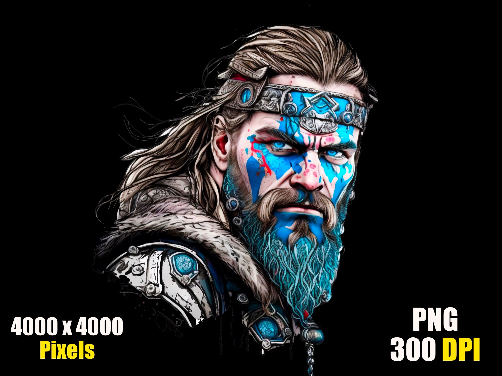 Viking Png Viking Warrior Clipart Blue Eye Viking Transparent ...