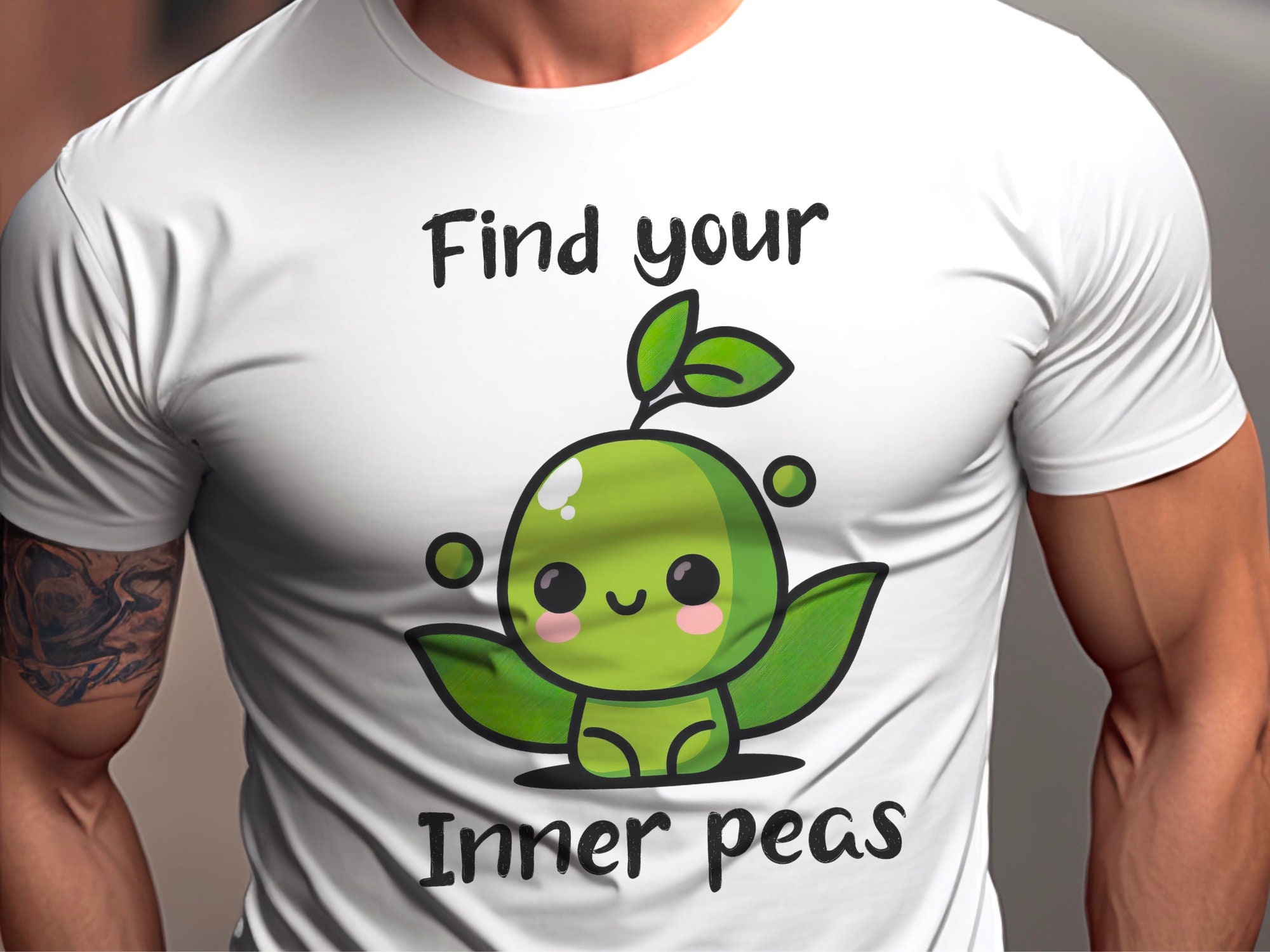 Find Your Inner Peas, Funny Png File Design Digital Design File ...