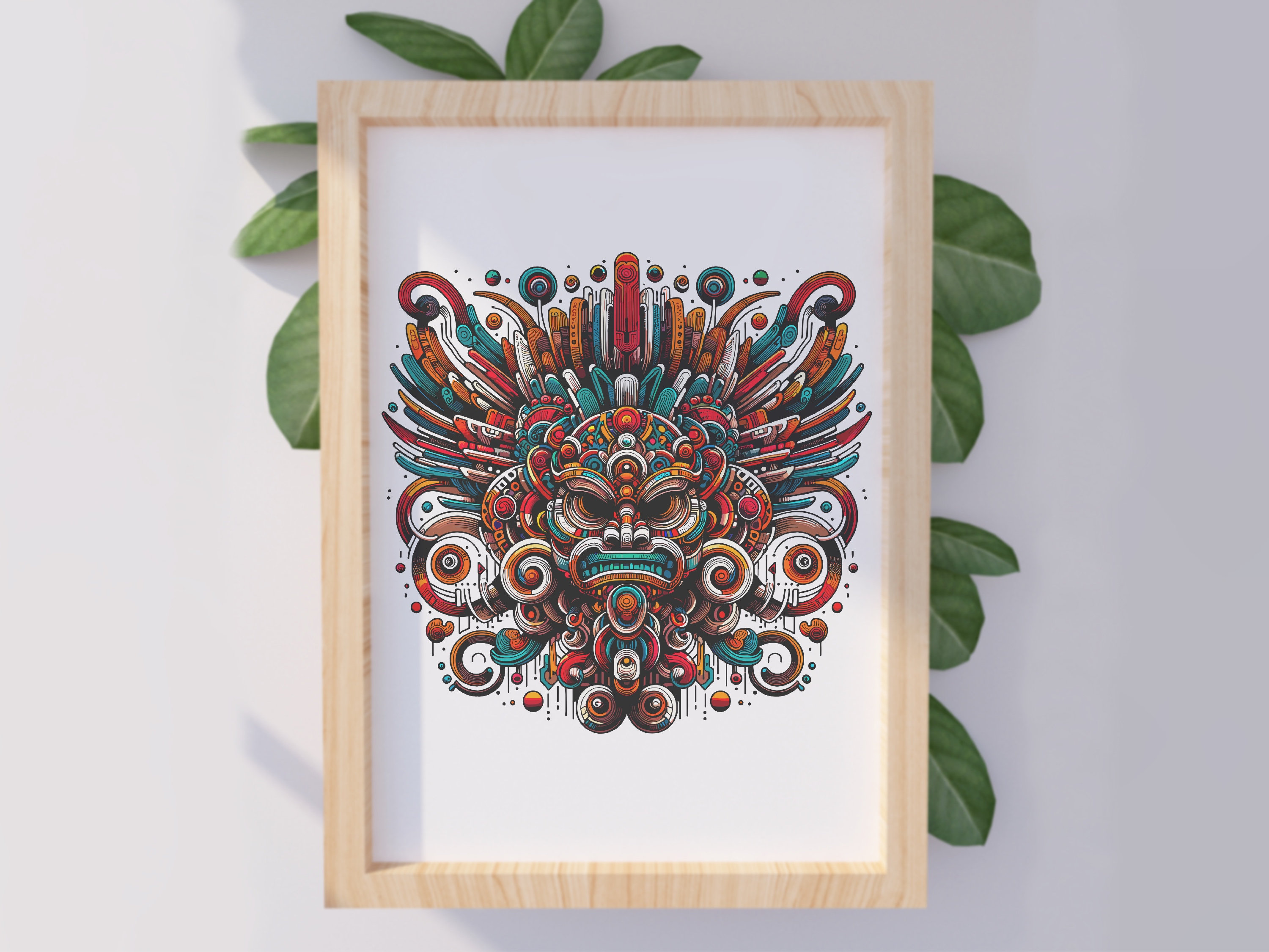 Aztec Png Aztec God of Rain Tlaloc Png Aztec Clipart Pattern Design Art ...