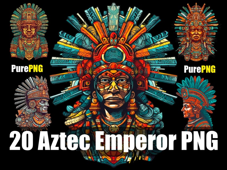 Aztec Png Aztec Emperor Png Bundle Aztec Clipart Design of Aztec ...