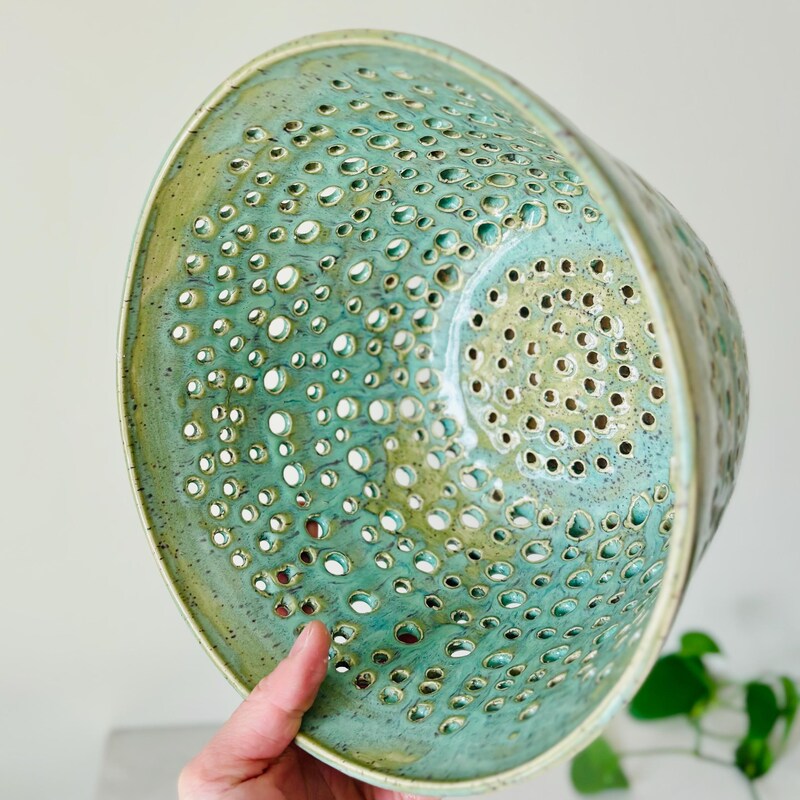 Ceramic Colander - Etsy