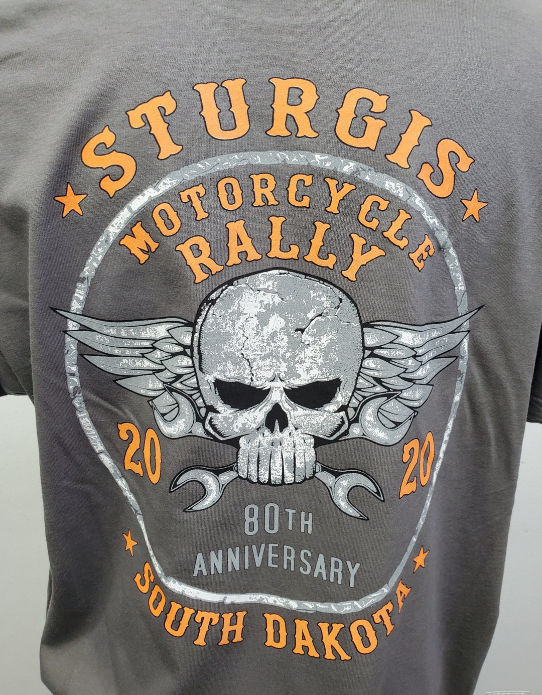 Bike Week Sturgis 2020 80th Annual Biker T Shirt Skull Wings Design - Etsy