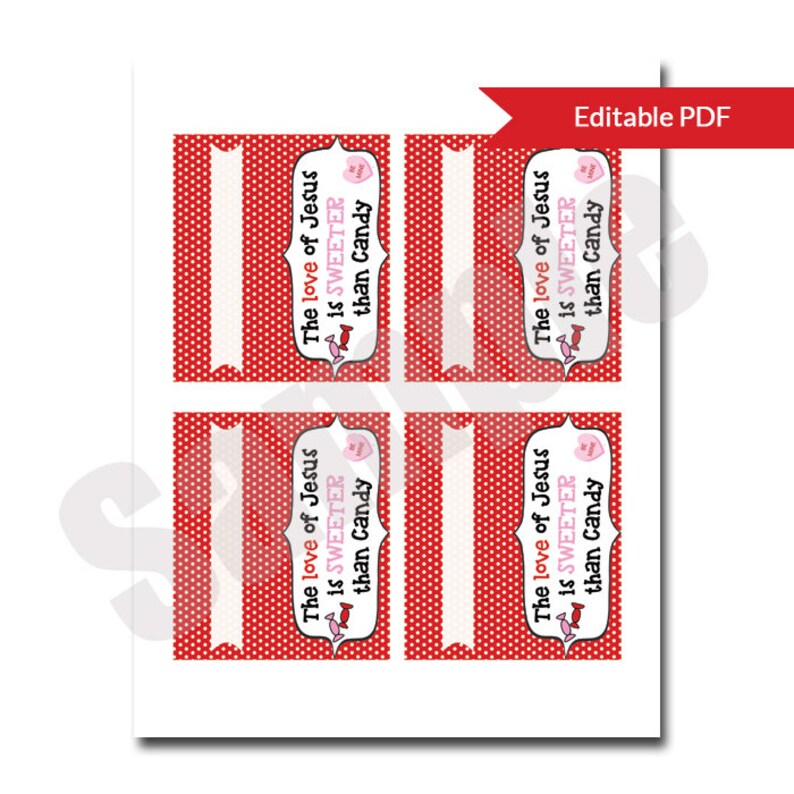 Printable Christian Valentine Card the Love of Jesus is Sweeter Than ...