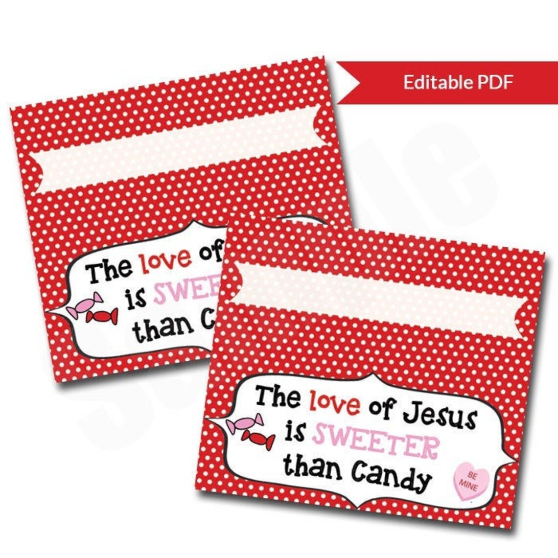 Printable Christian Valentine Card the Love of Jesus is Sweeter Than ...