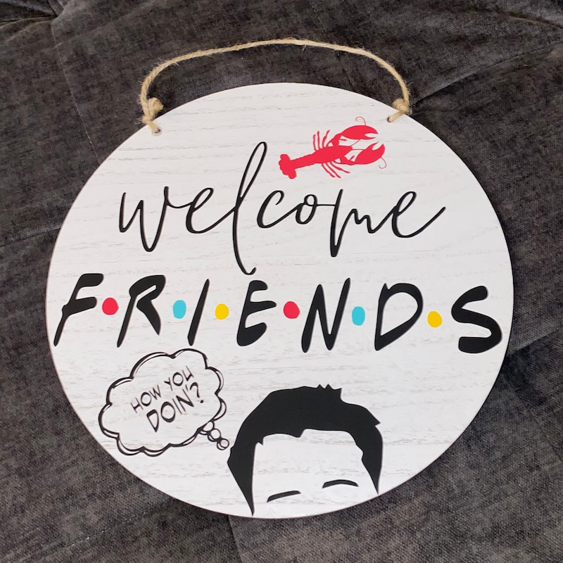 Friends Wood Sign - Etsy