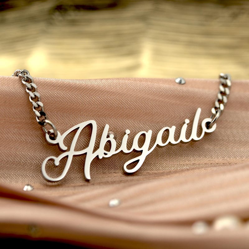 Wire Necklace of Name - Etsy