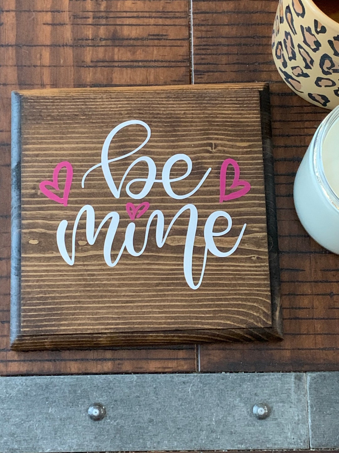 Be Mine Valentines Day Wood Sign | Cute Valentines Day Decor ...