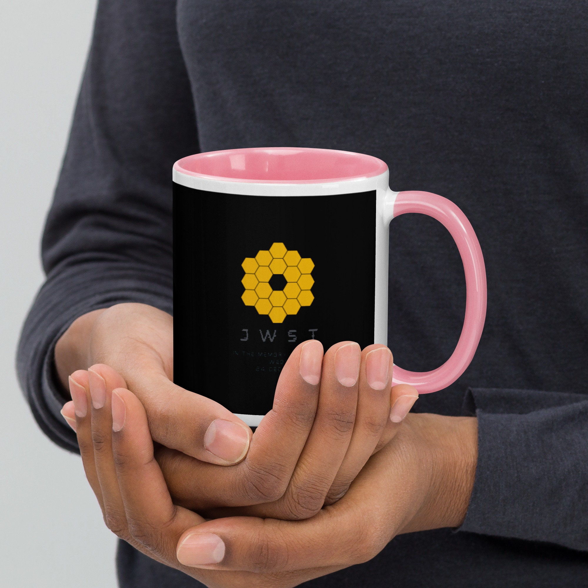 In the Memory of James Webb 24 December 2021, Mug With Color Inside ...