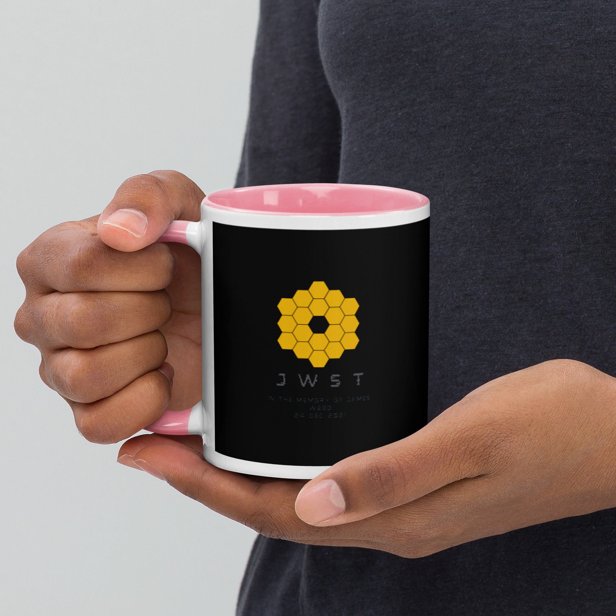 In the Memory of James Webb 24 December 2021, Mug With Color Inside ...