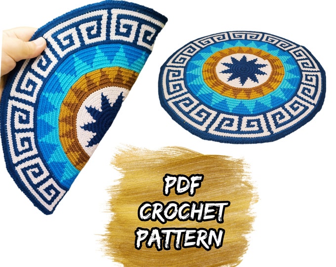 Tapestry Crochet Pattern, Mochila Bag Pattern, Moon Mochila Bag, Wayuu ...