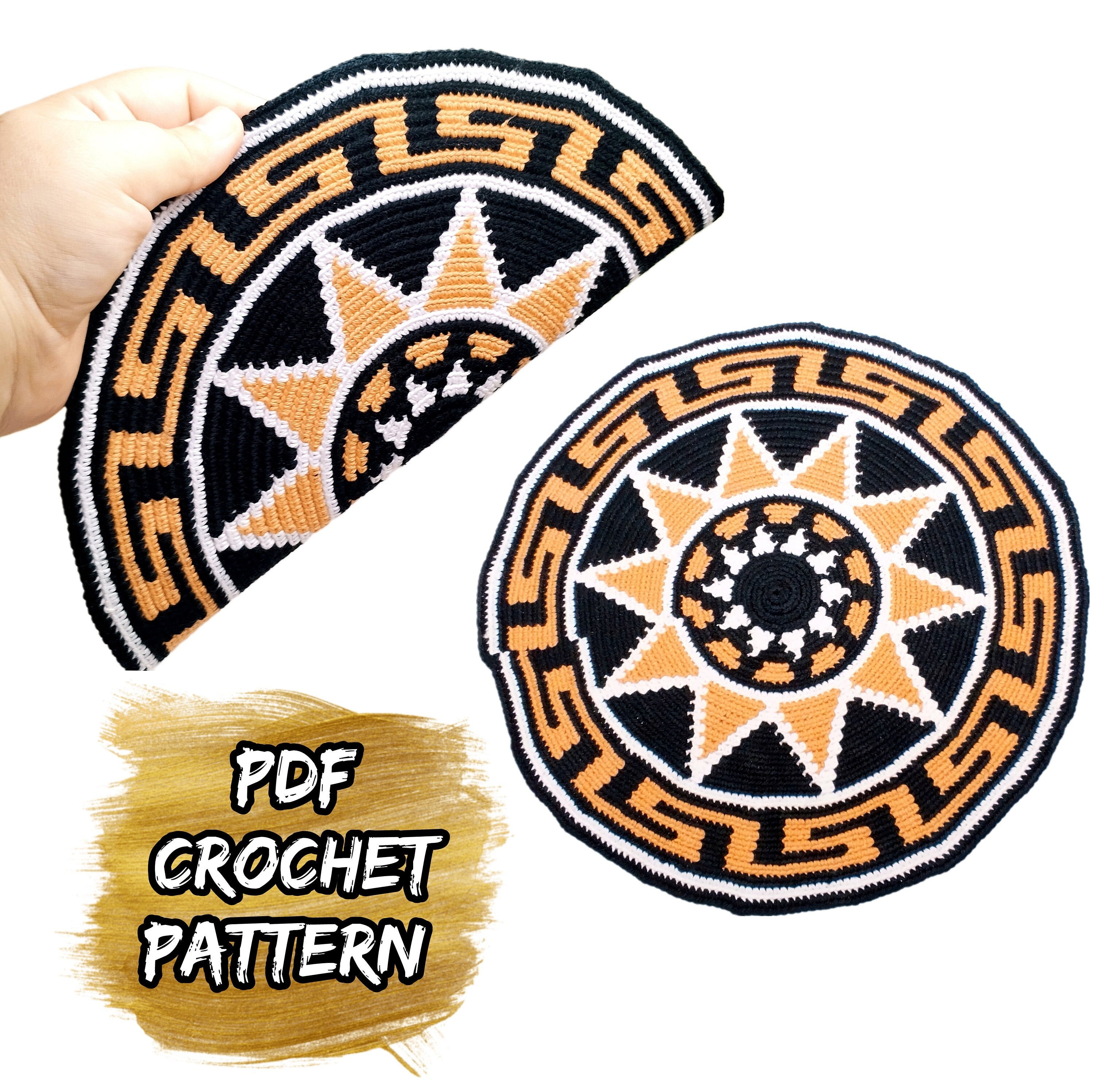 Tapestry Crochet Pattern Mochila Bag Pattern Moon Mochila - Etsy