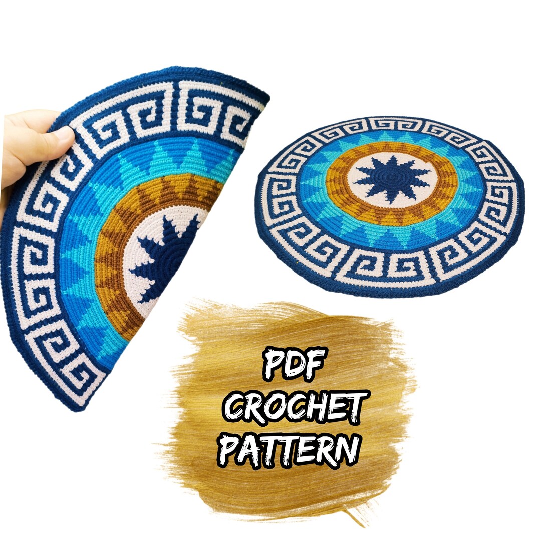Tapestry Crochet Pattern, Mochila Bag Pattern, Moon Mochila Bag, Wayuu ...