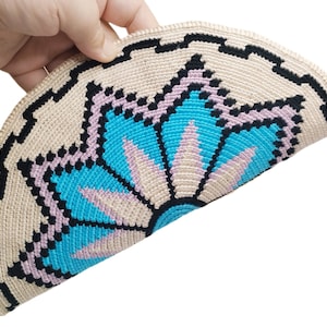 Tapestry Crochet Pattern, Mochila Bag Pattern, Moon Mochila Bag, Wayuu ...