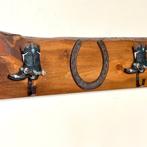 Coat Rack, Hat Rack, Western Coat Rack, Farmhouse Decor, Rustic Wall ...