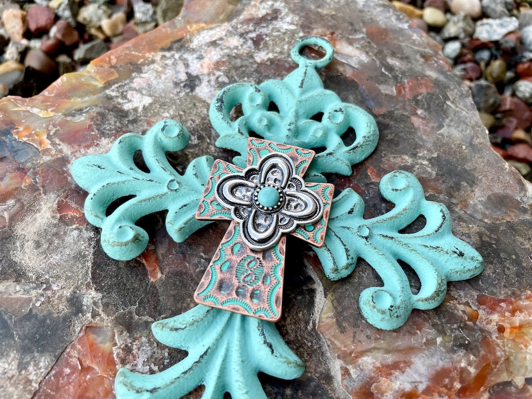 Wall Cross, Cast Iron Cross, Western Cross, Cross, Antique Cross ...