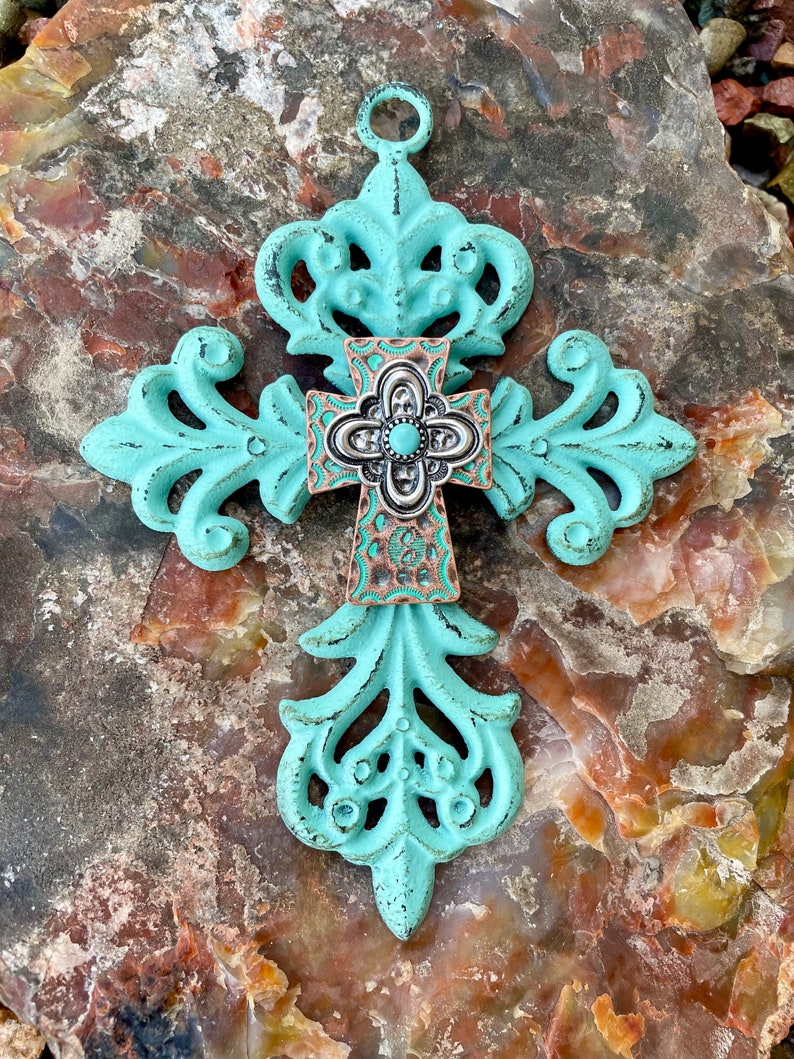 Wall Cross, Cast Iron Cross, Western Cross, Cross, Antique Cross ...
