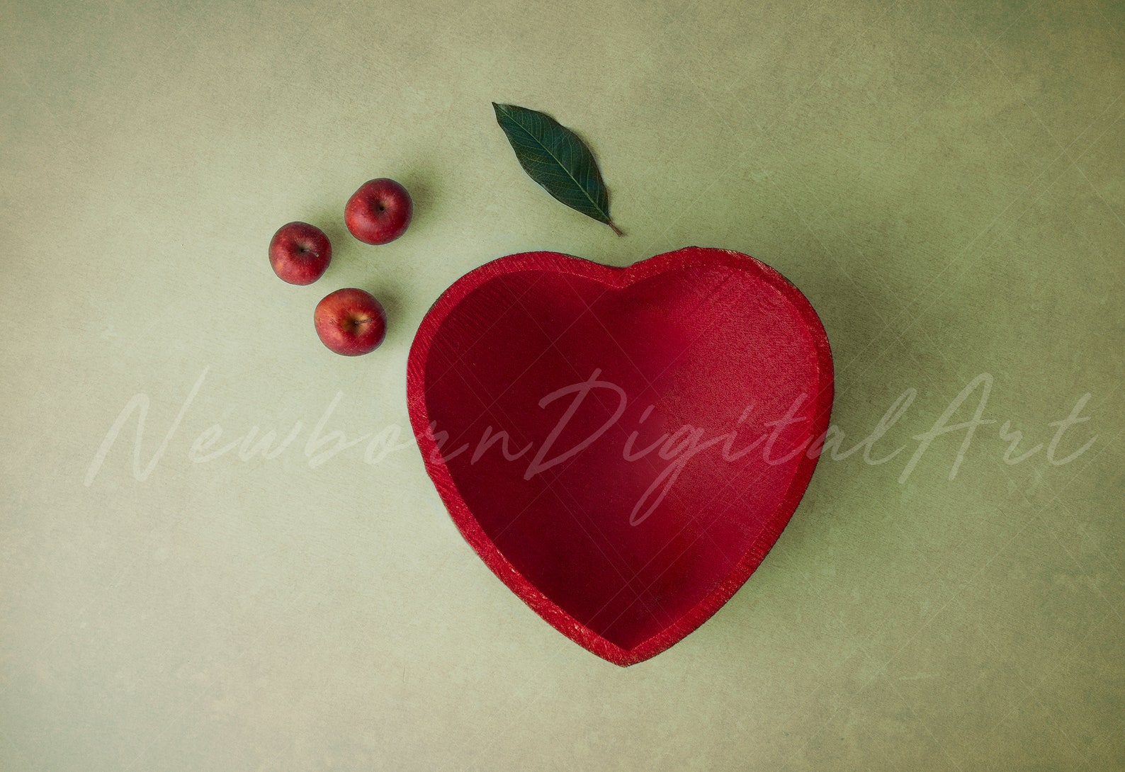 Newborn Digital Backdrop Newborn Apple Prop Newborn - Etsy