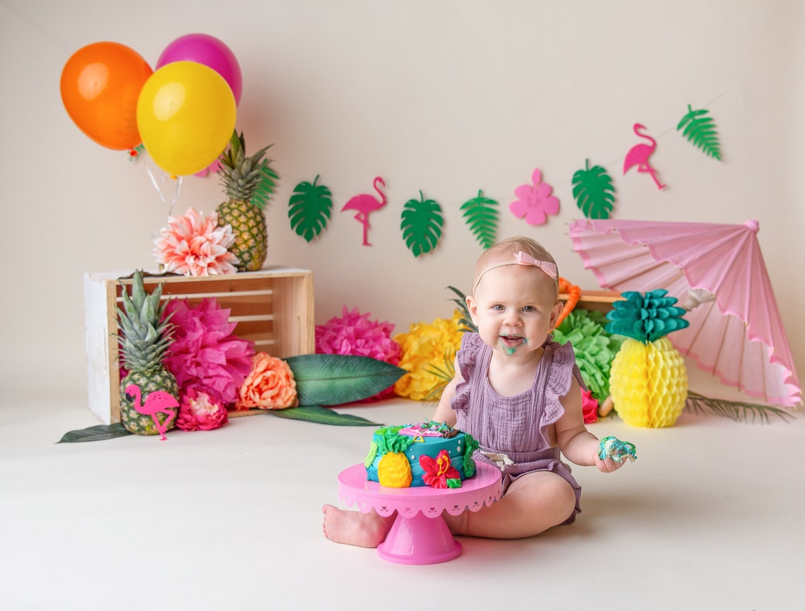 Tropical Backdrop Flamingo Backdrop Printable Backdrop - Etsy