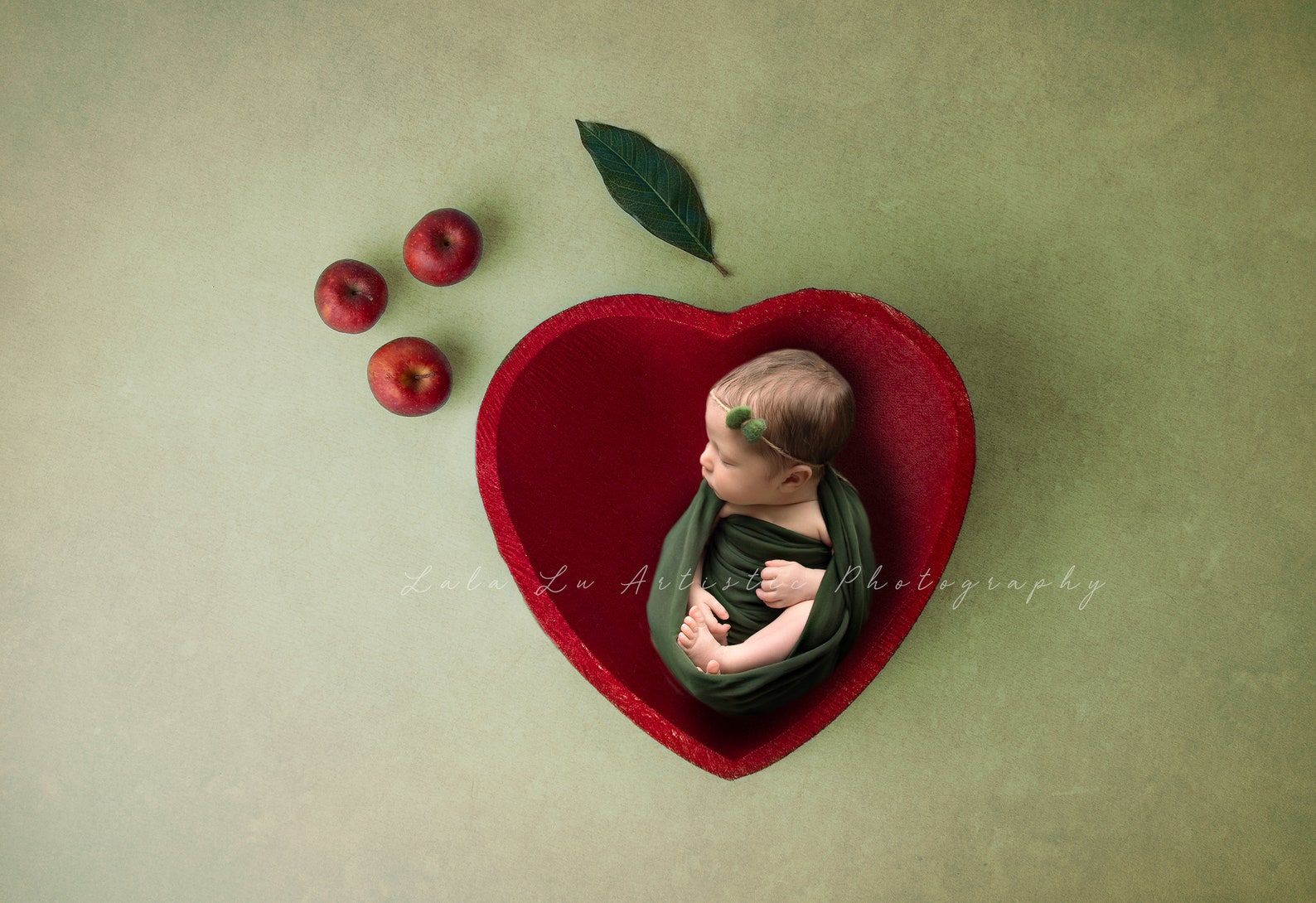 Newborn Digital Backdrop Newborn Apple Prop Newborn - Etsy
