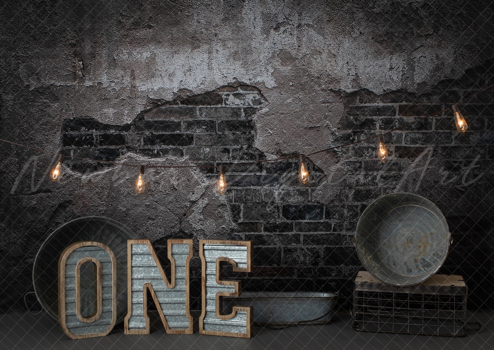 Industrial Backdrop, Digital Backdrop, Grey Backdrop, Rustic Backdrop ...