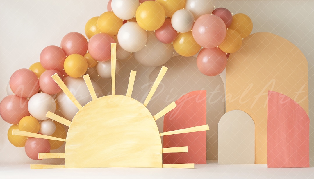 First Trip Around the Sun Backdrop, You Are My Sunshine Backdrop ...