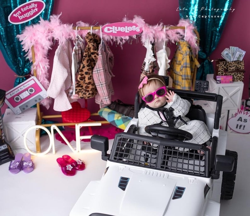 Clueless Inspired Backdrop, 90's Backdrop, Digital Backdrop, Printable ...
