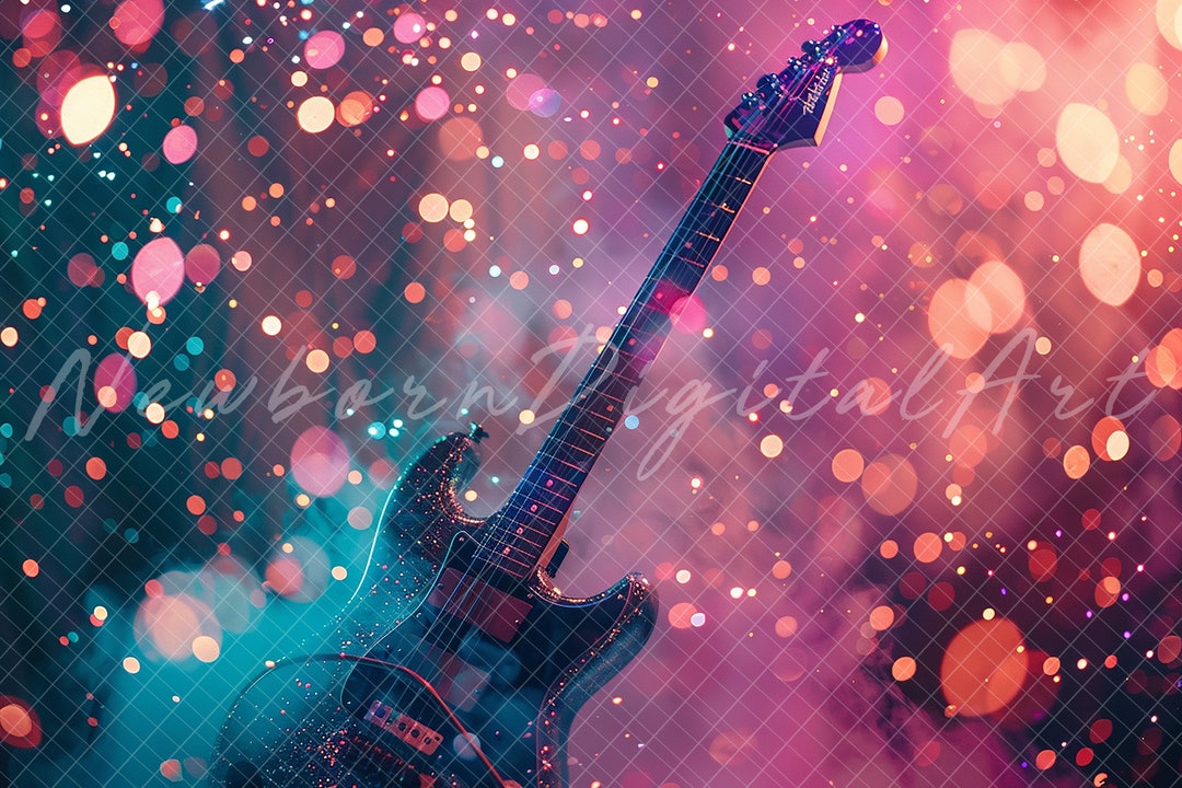 Rockstar Backdrop, Stage Backdrop, Glitter Glam, Printable Backdrop ...