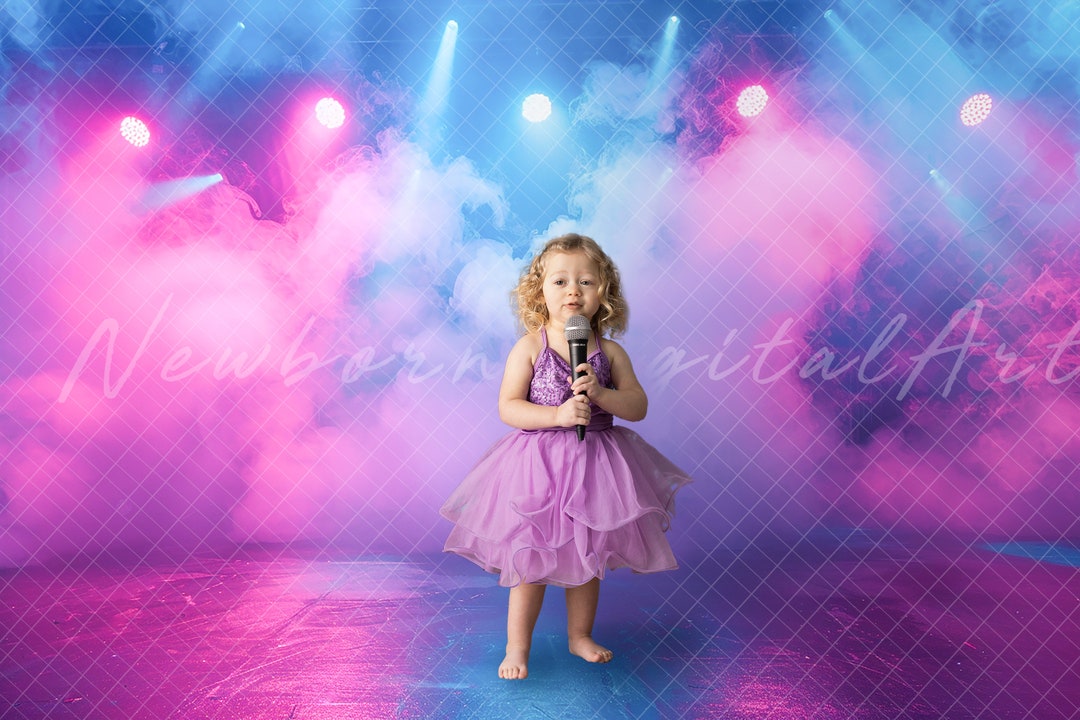 Rockstar Digital Backdrop, Glitter Stage Backdrop, Glitter Glam, Singer ...