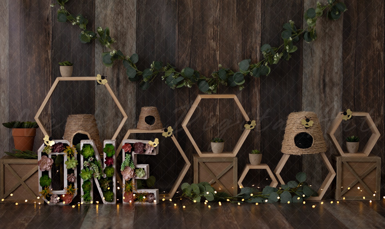 Bee Backdrop Rustic Bees Digital Backdrop Printable - Etsy