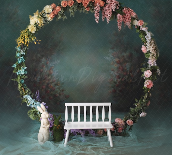 Easter Backdrop Easter Digital Backdrop Easter Bunny - Etsy