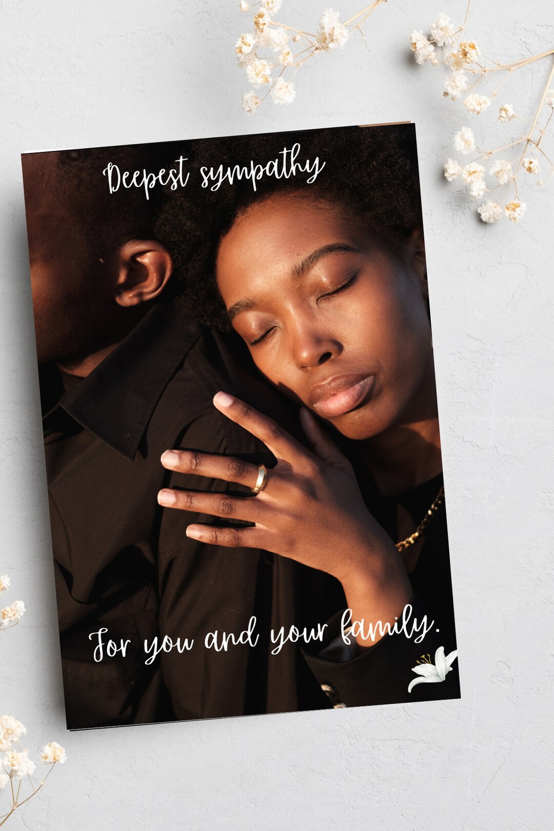 Black Sympathy Cards, Black Bereavement, Sorry for Your Loss ...