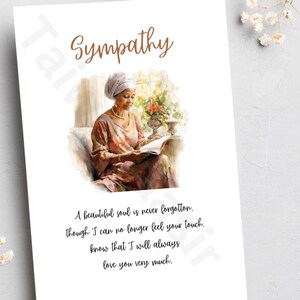 Sympathy Cards, Bereavement Cards, Thinking of You Cards, Loss, Black ...