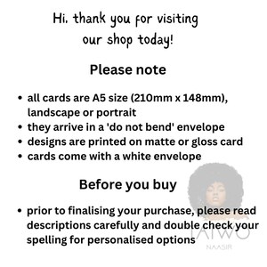 Birthday Cards, Black Cards, Greetings Cards, Ethnic Cards, Afrocentric ...