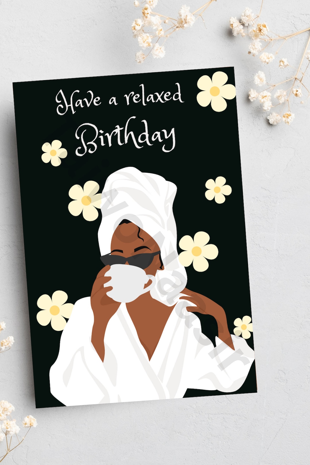 Black Birthday Cards, Ethnic Cards, Afrocentric Cards, Cards for Her ...
