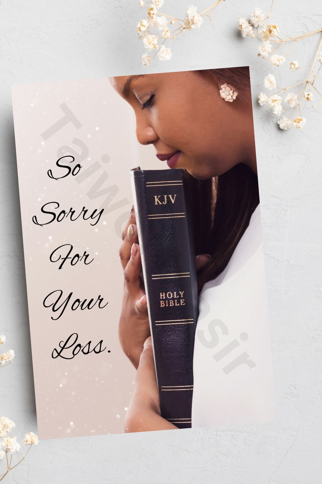 Black Sympathy Cards, Black Bereavement, Sorry for Your Loss ...