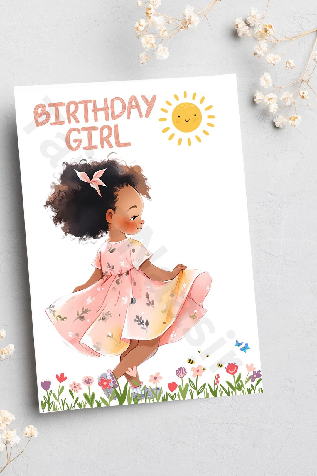 Black Kids Cards, Bi-racial Cards, Black Birthday Cards, Handmade Cards ...