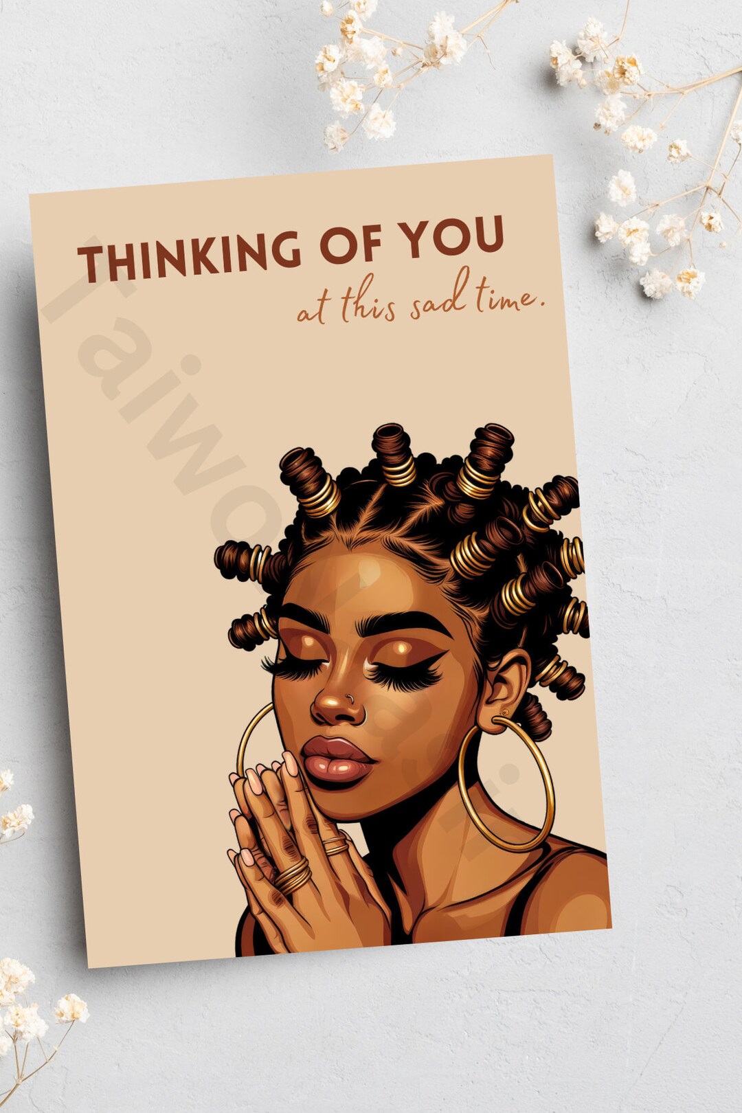 Black Sympathy Cards, Black Bereavement, Sorry for Your Loss ...