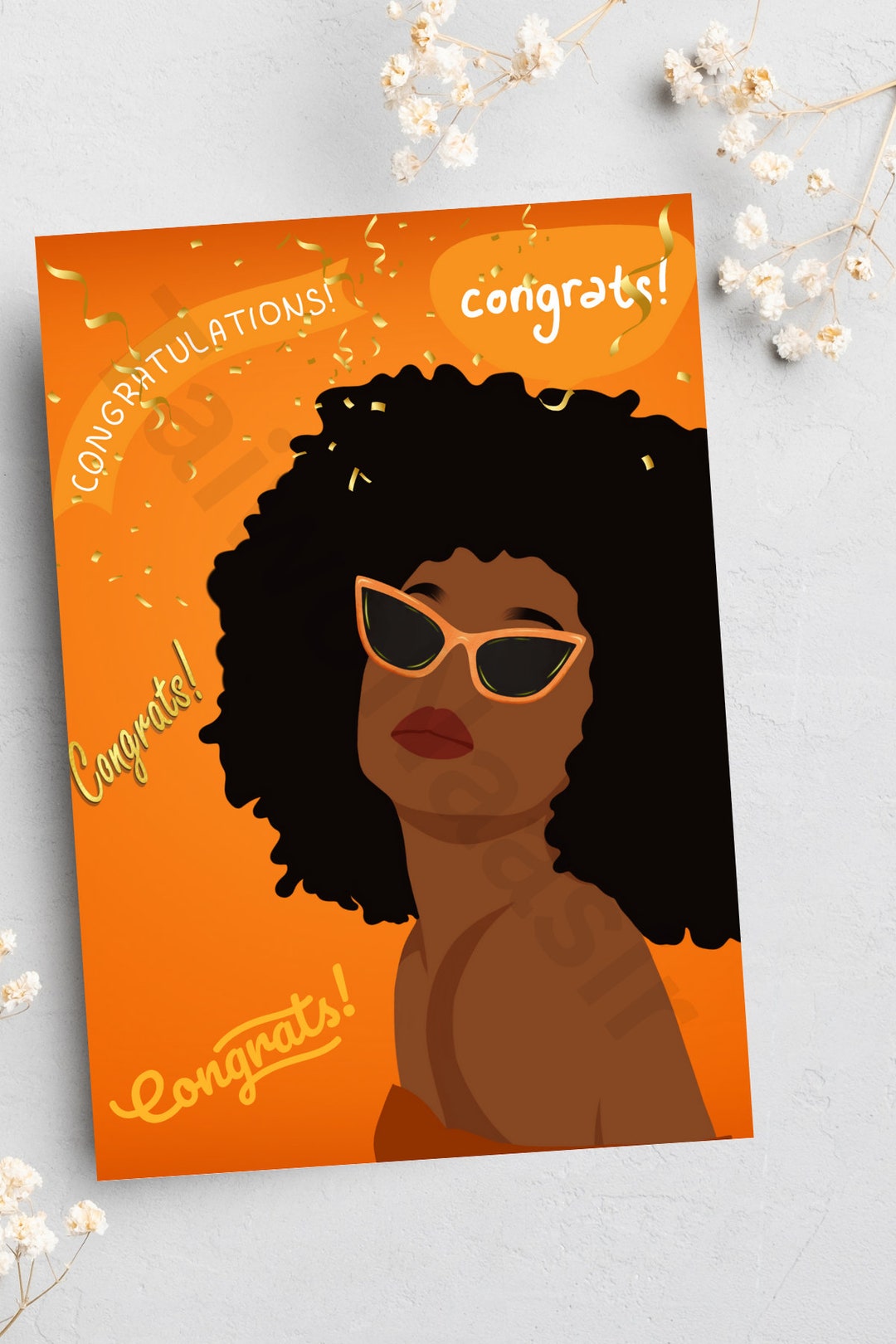 Congratulations, Black Cards, Black Owned, Ethnic Cards, Afrocentric ...