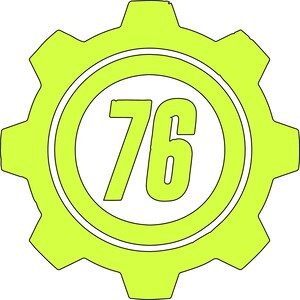 Fallout 76 Vector logo svg/eps/psd/jpg. Digital print | Etsy