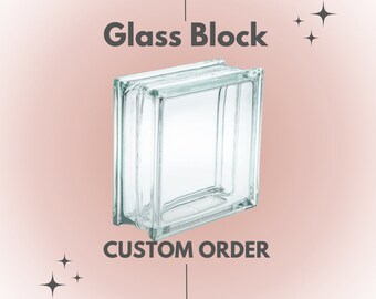 Custom Glass Block - Etsy