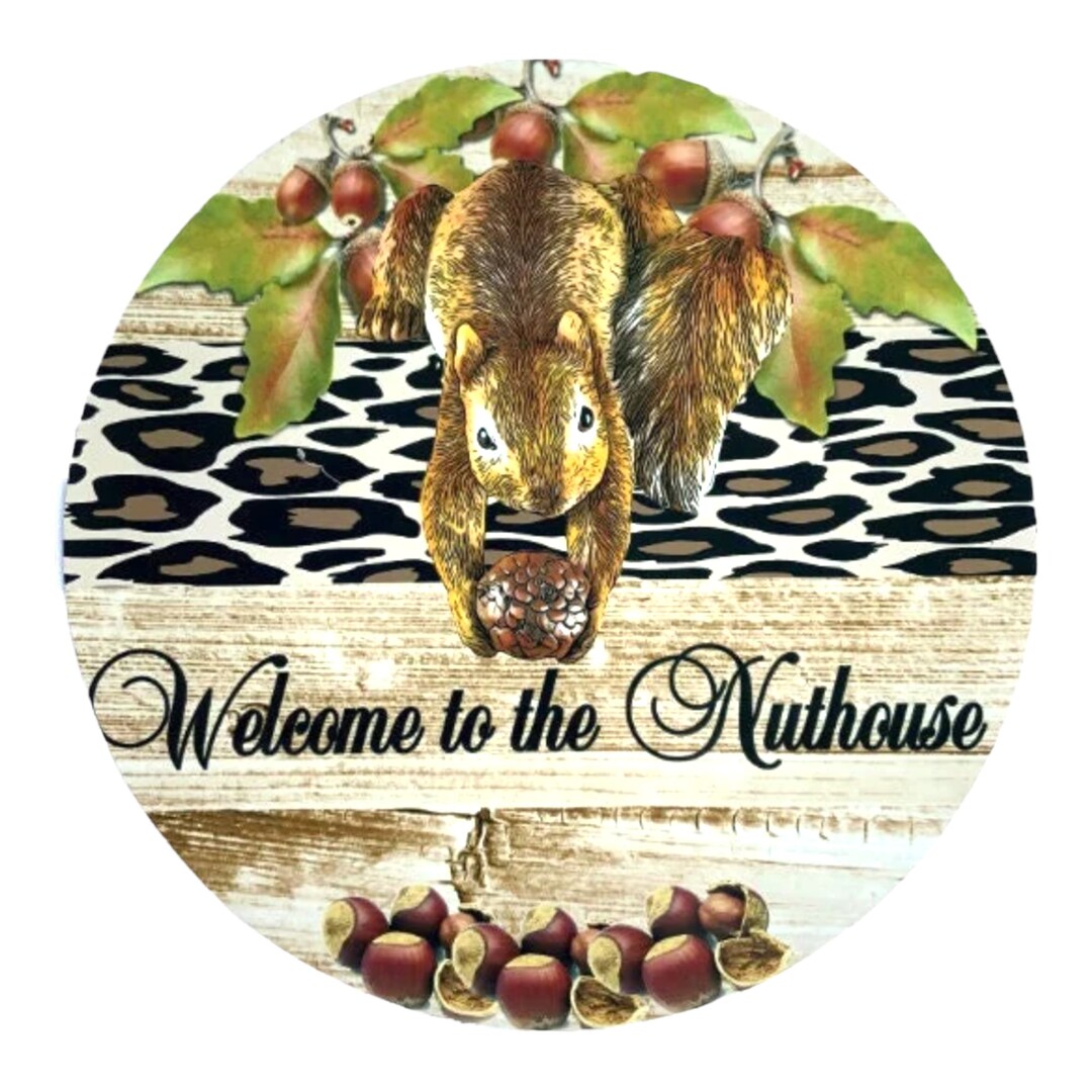 Novelty Humor Welcome Wreath Sign - Etsy