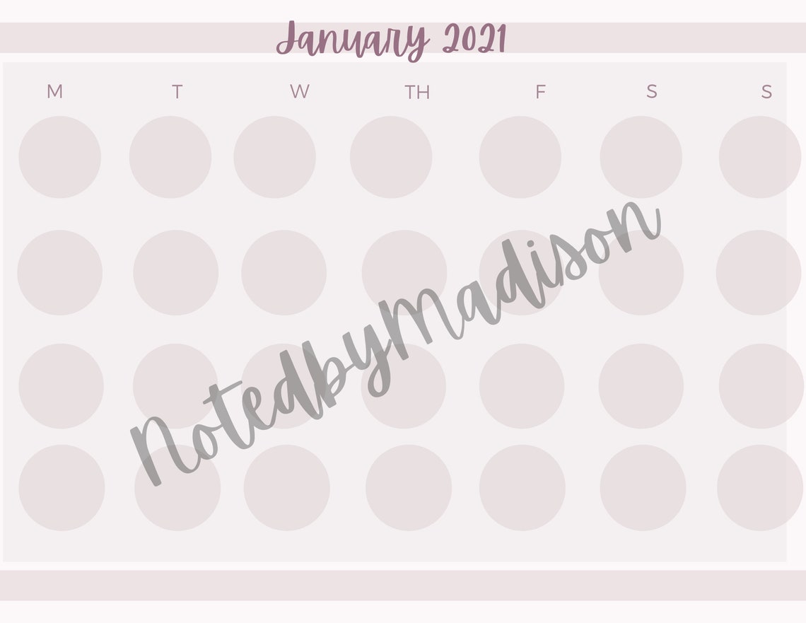 Month Digital Planner for iPad Digital Journal January 2021 Tablet ...