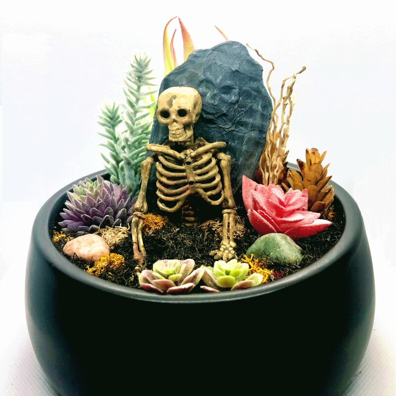 Skeleton Planter - Etsy