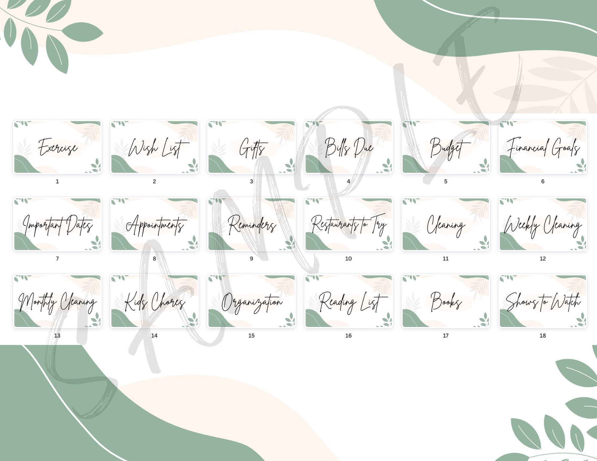 Lovely Set of Colorful Google Keep Headers - Instant Download - Etsy