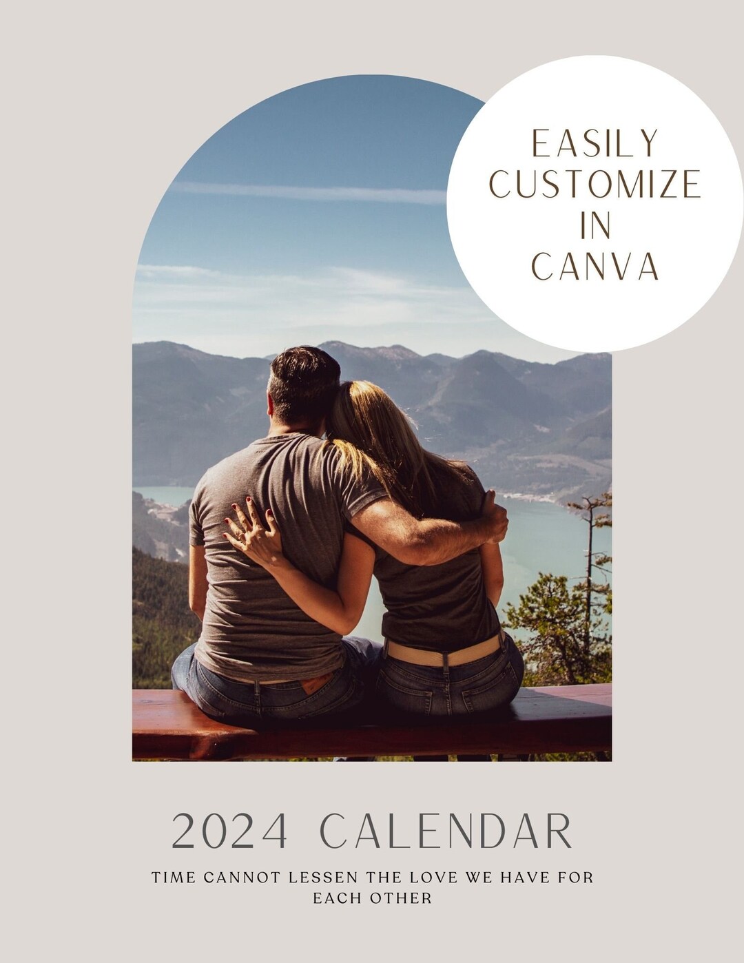 Customizable Calendar - Custom Photos and Dates - Thoughtful Gift for ...