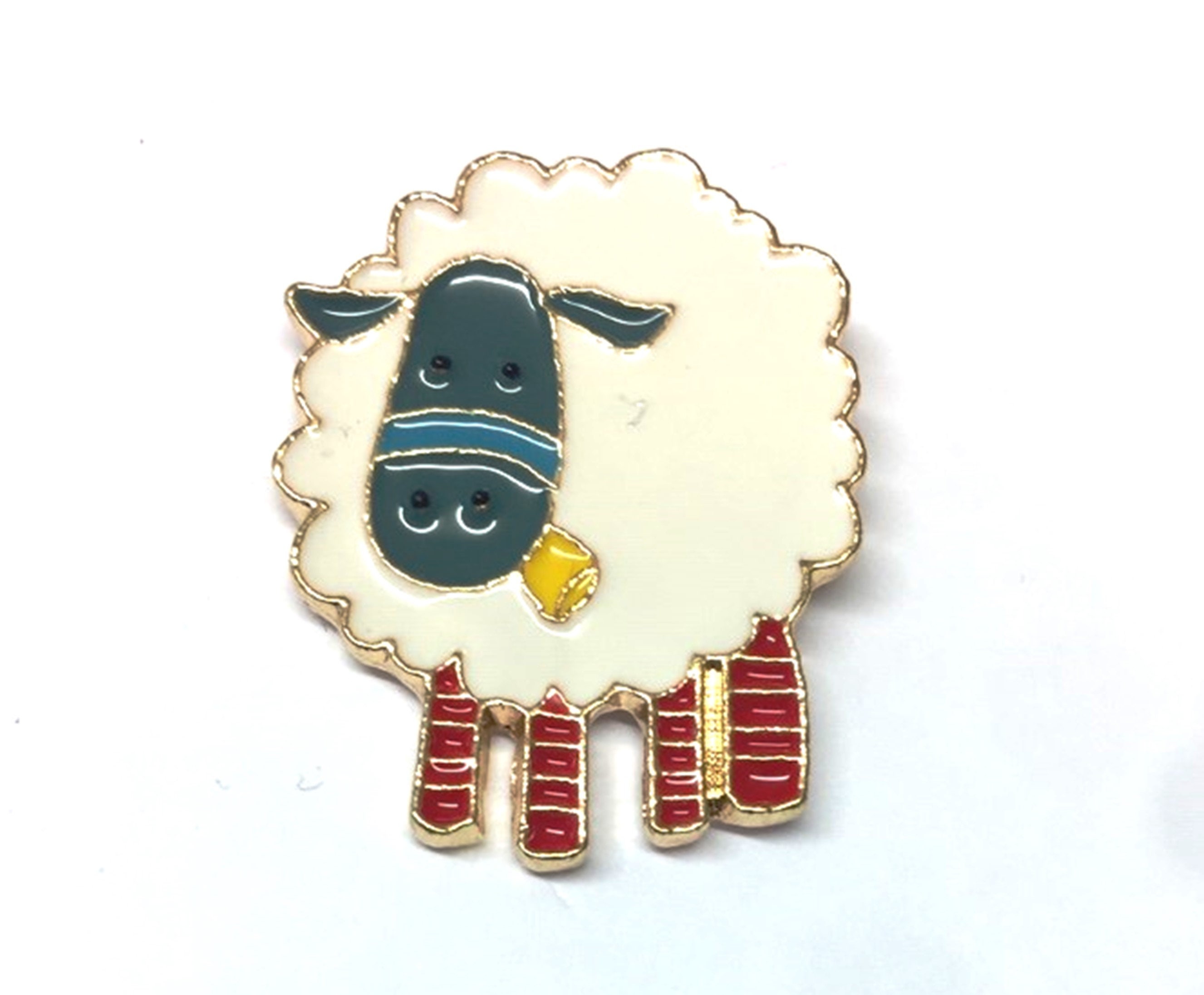 Sheep metal & enamel pin badge UK company Free 1st Class | Etsy