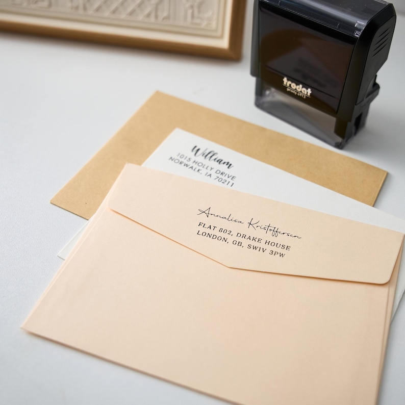 ADDRESS STAMP · Custom Stamp · Self-inking Stamp · Return Address Stamp ...