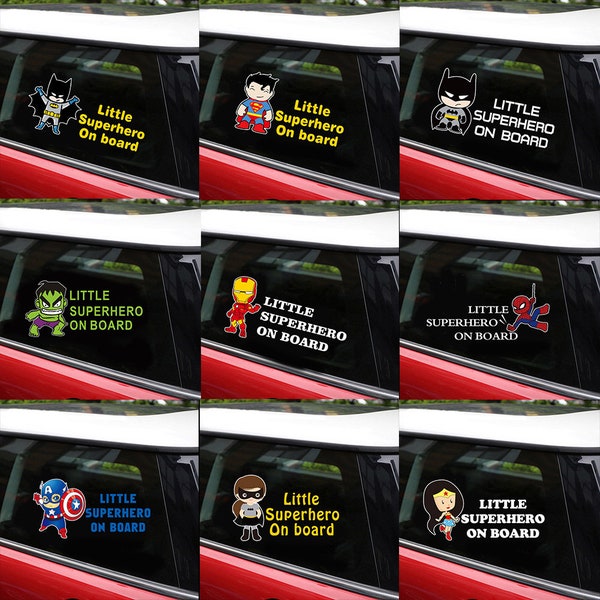 Super Hero Decal - Etsy